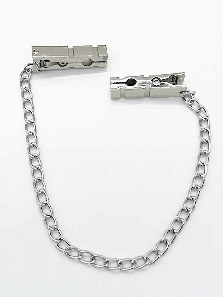 MINI CLOTHESPIN NIPPLE CLAMP ON CHAIN - FullKit.com