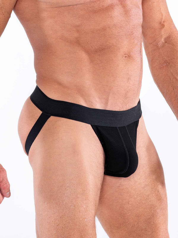 FK SPORT BLACK RIBBED JOCK - FullKit.com